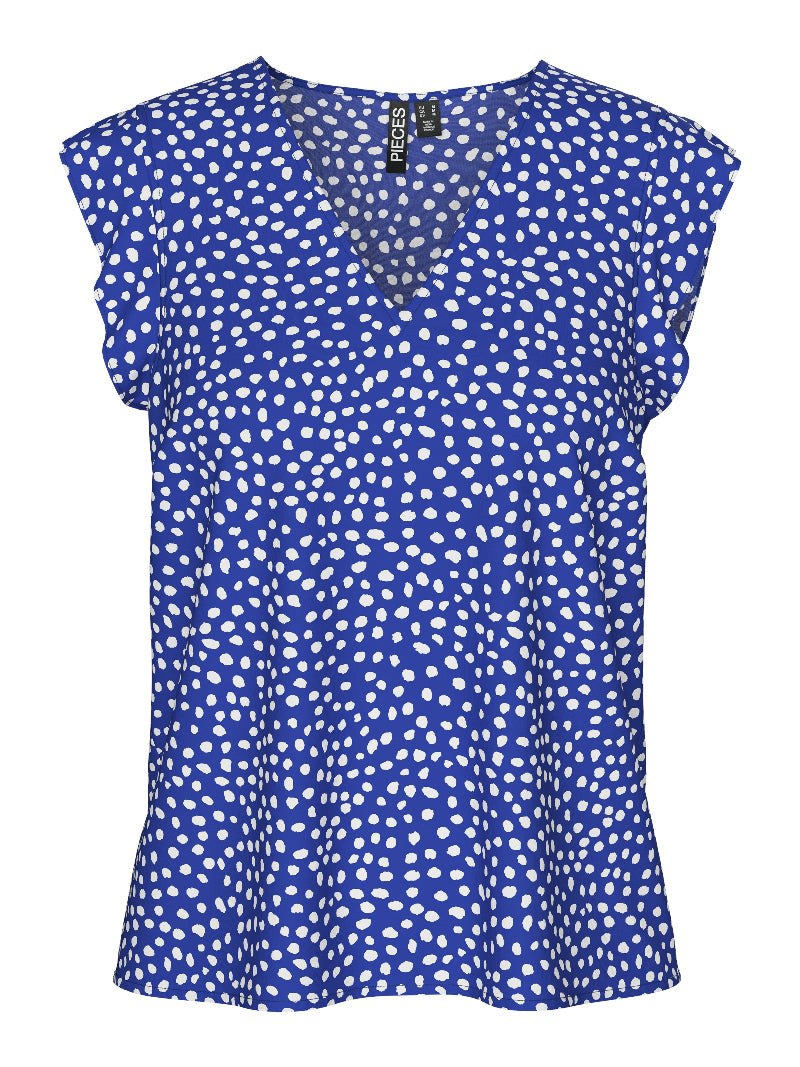 Pieces Nya Blue Dots Top – Sugar Mango